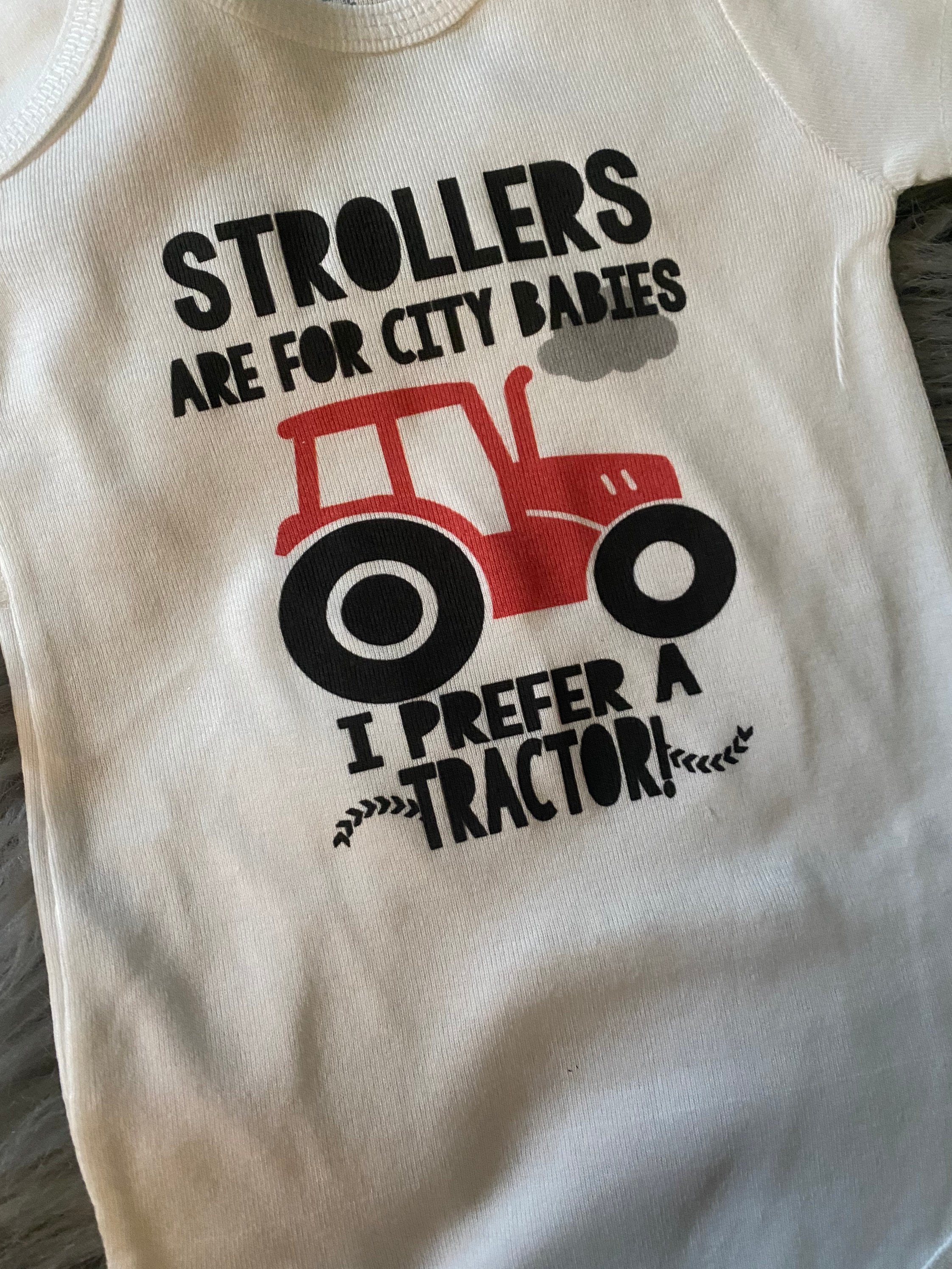 Strollers Are for City Babies I Prefer a Tractor Baby . - Etsy