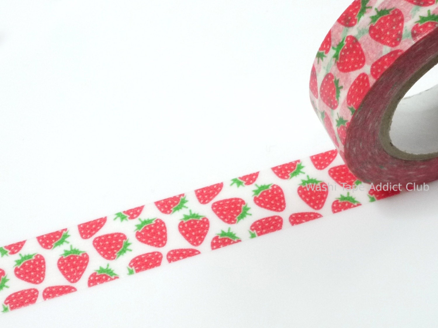 Strawberry Washi Tape Japanese Stationery Spring Decoration - Etsy