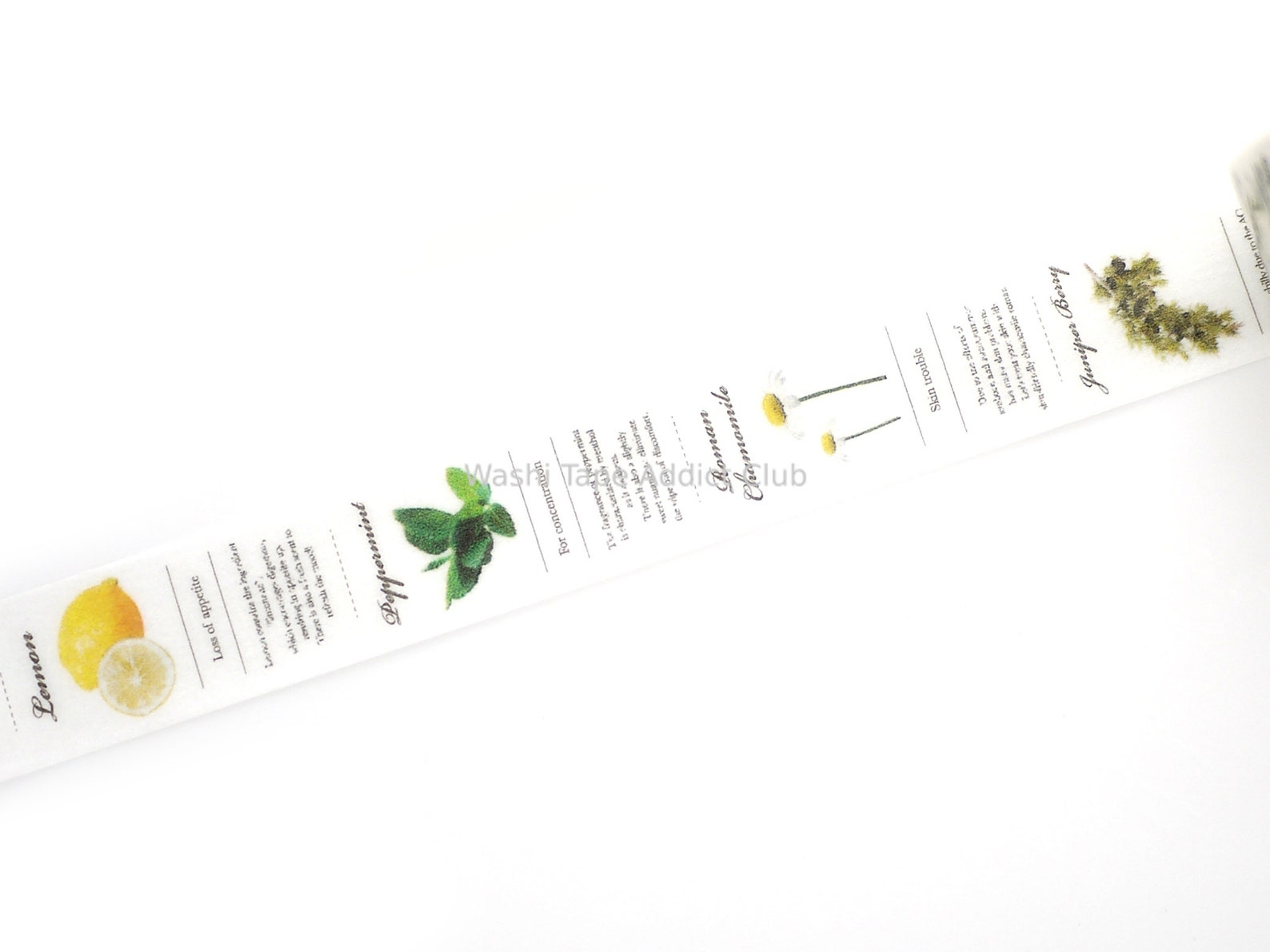 Aroma Washi Tape Aromatherapy Fragrance Leaf - Etsy