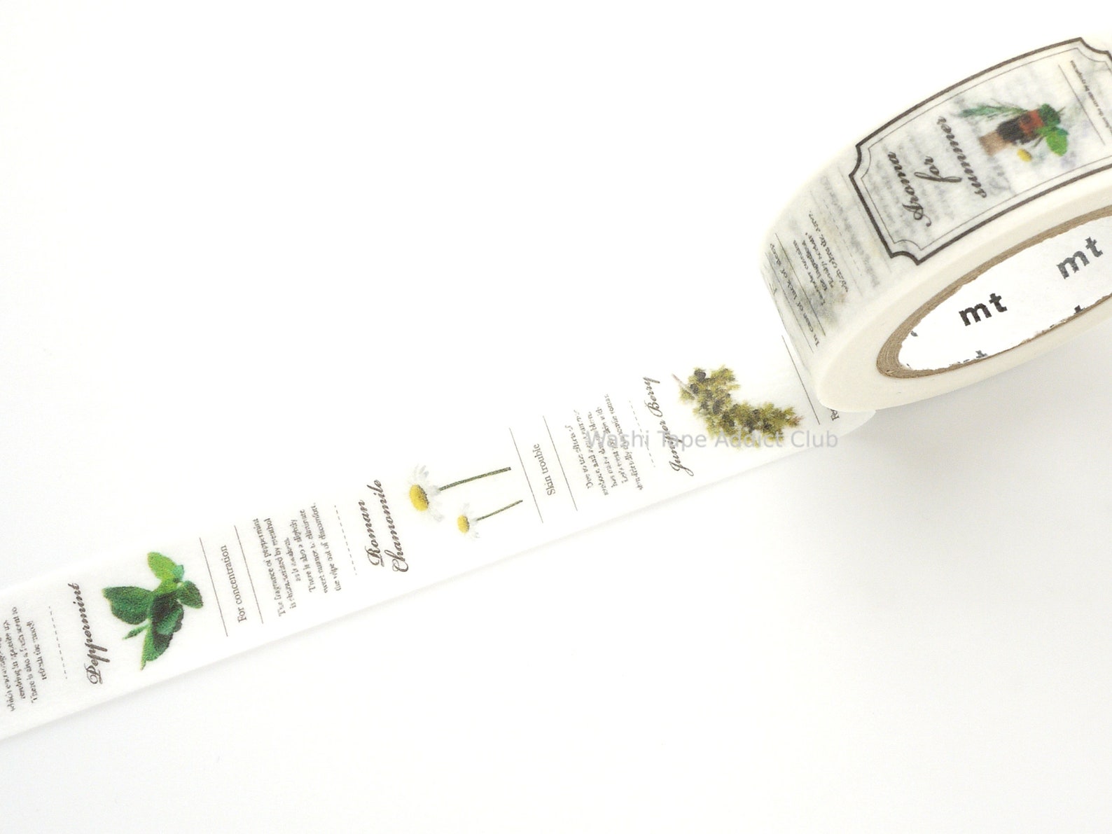 Aroma Washi Tape Aromatherapy Fragrance Leaf - Etsy