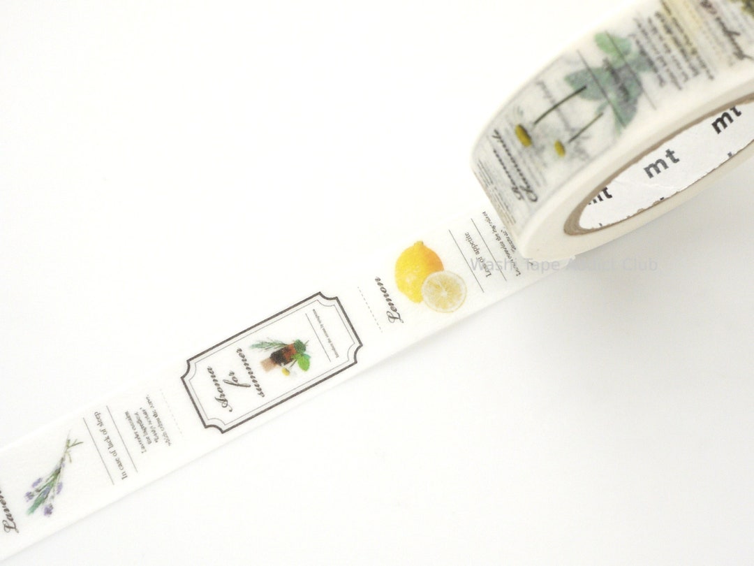 Aroma Washi Tape, Aromatherapy, Fragrance Leaf - Etsy