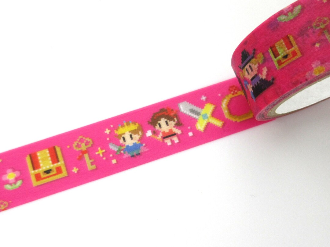 Retro Game Washi Tape 8 Bit Art - Etsy