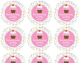 Cupcake Thank You | Etsy