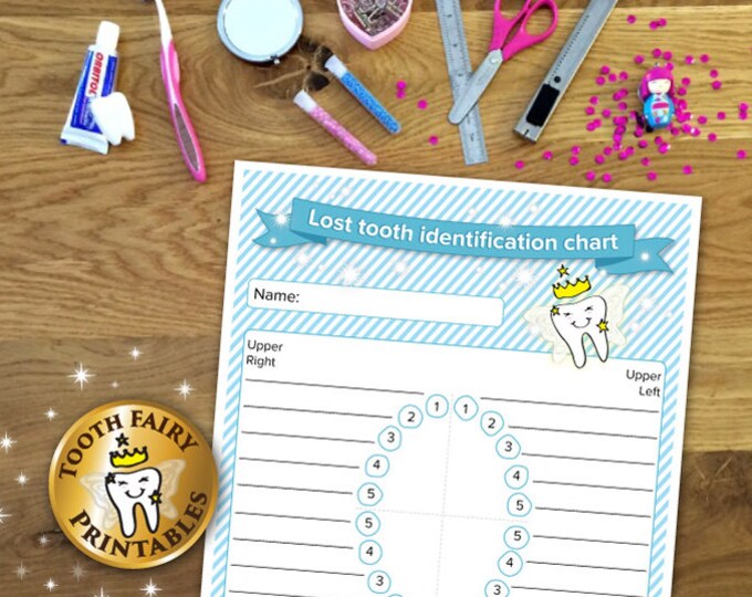 Tooth Fairy Letter, Printable Letters and Envelope Sets for Boys, Tiny ...