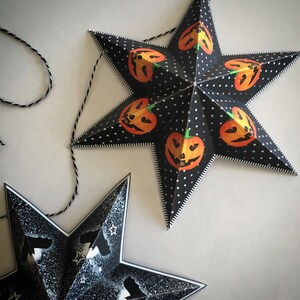 Printable Halloween Decoration, Printable Halloween Stars Garland, DIY ...
