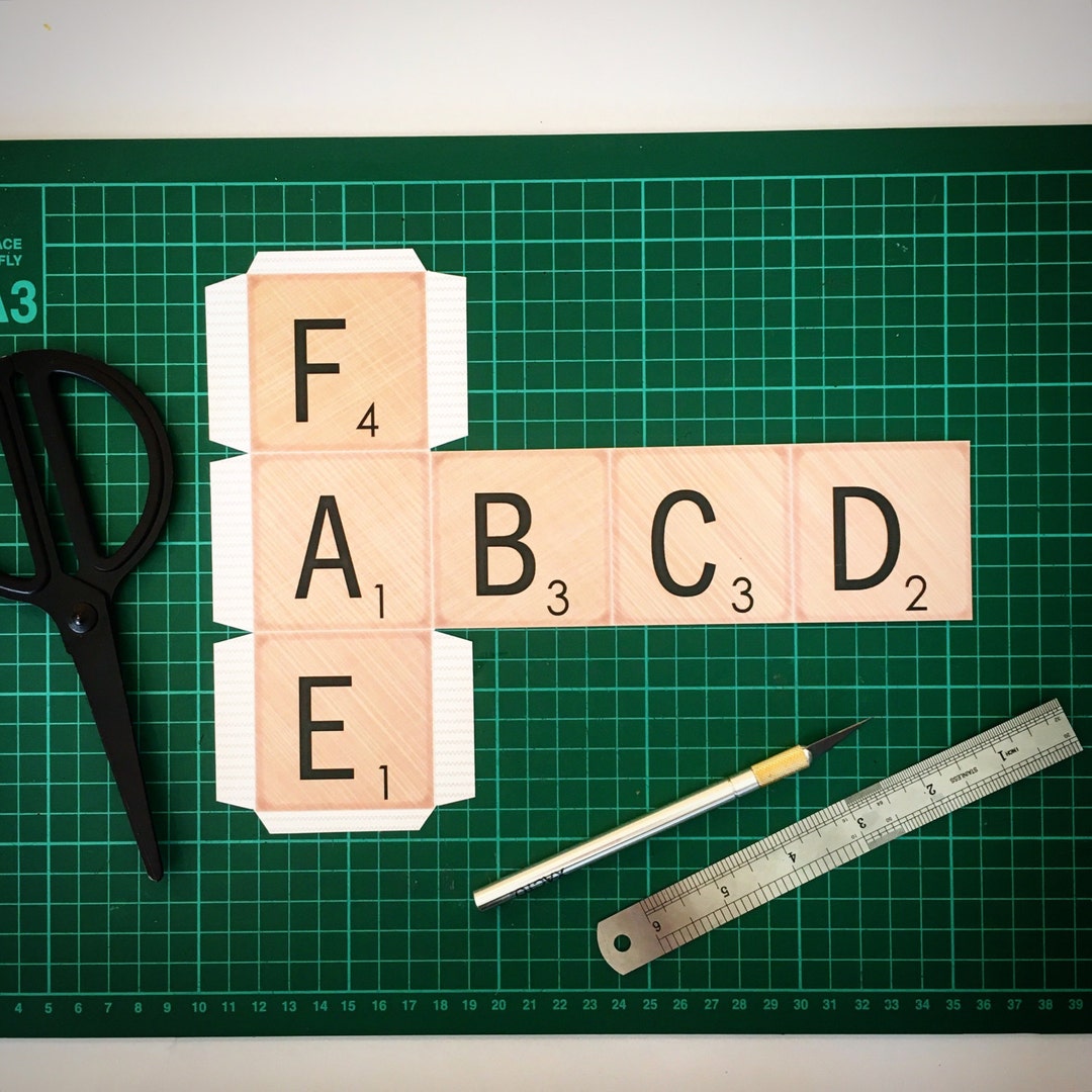 Kids Paper Crafts, Diy Letter Blocks, Printable Letter Blocks ...