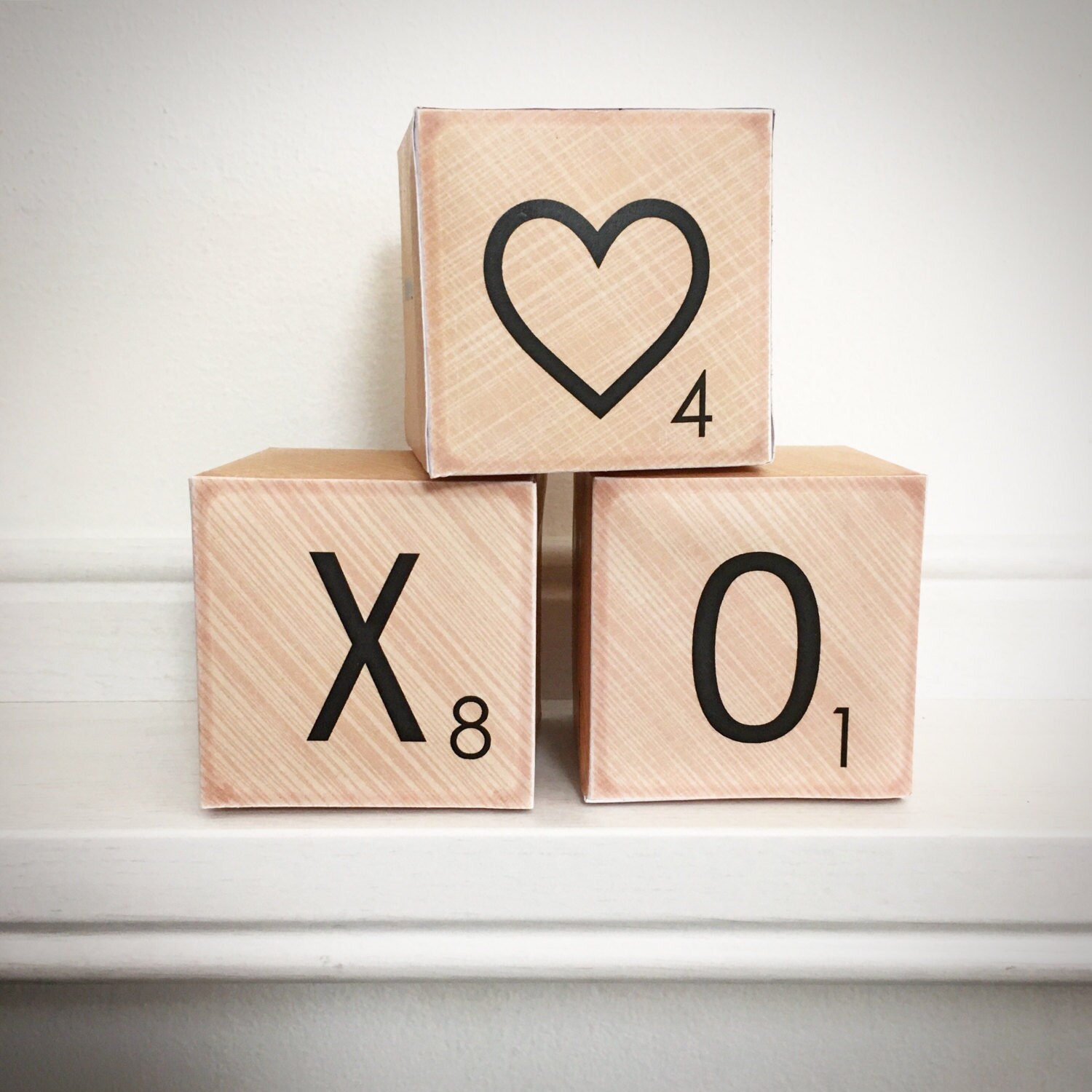 Living Room Decor, Printable Letter Blocks for Living Room, Rustic Home ...
