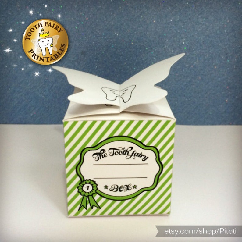 Tooth Fairy Box Lost Tooth Box Keepsake Box DIY Kit for - Etsy