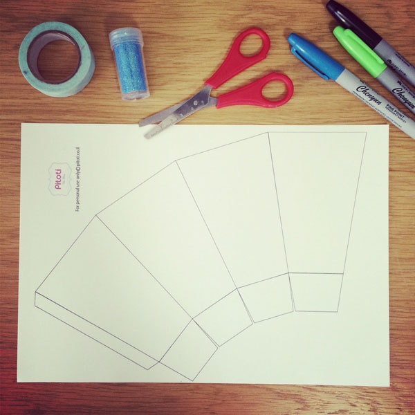 Popcorn Box Template Printable Popcorn Box Printable Movie - Etsy