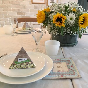 Jewish Holidays Decor, Passover Table Decorations, Printable Passover ...
