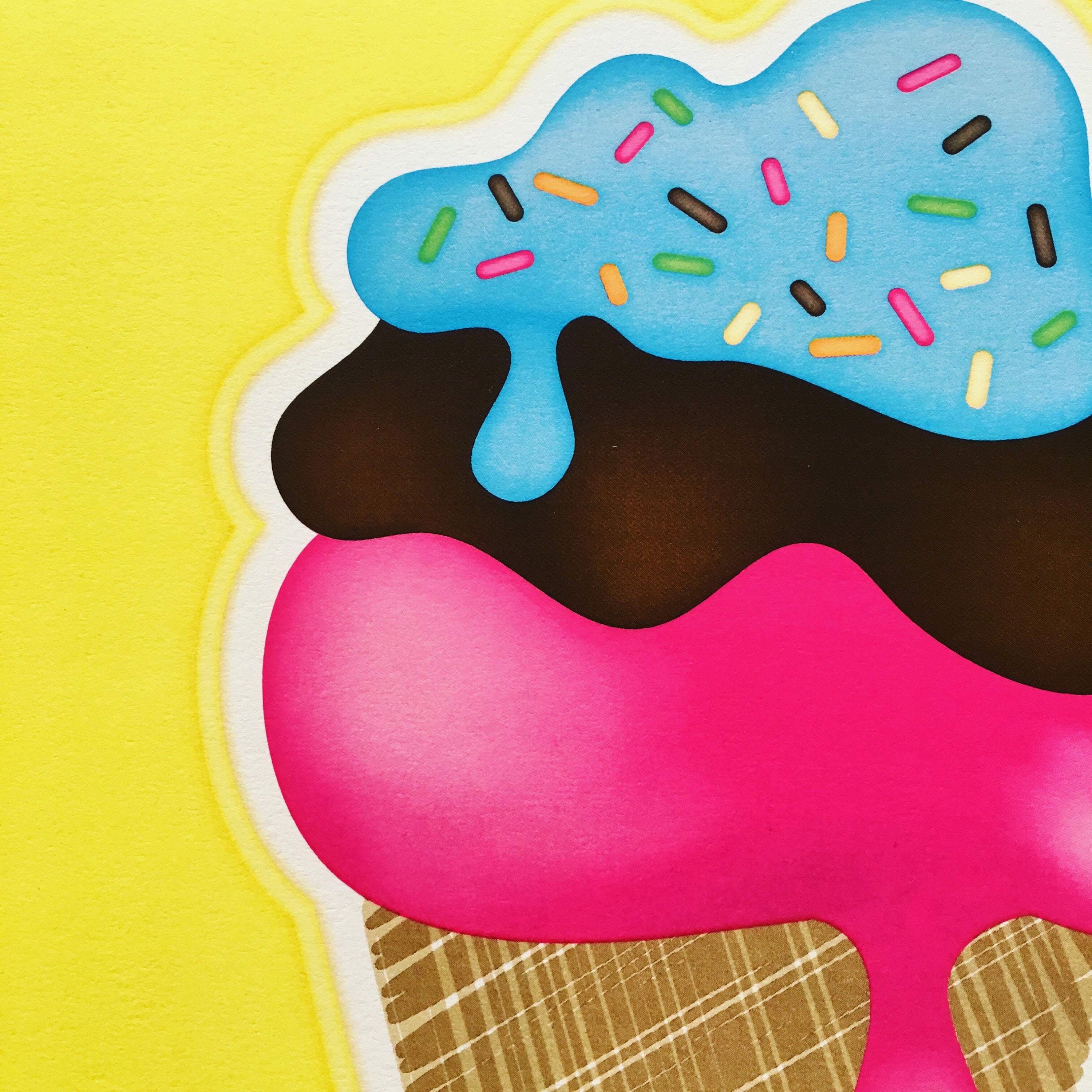 Ice Cream Print, Ice Cream Art, Ice Cream Sign, Ice Cream Birthday ...