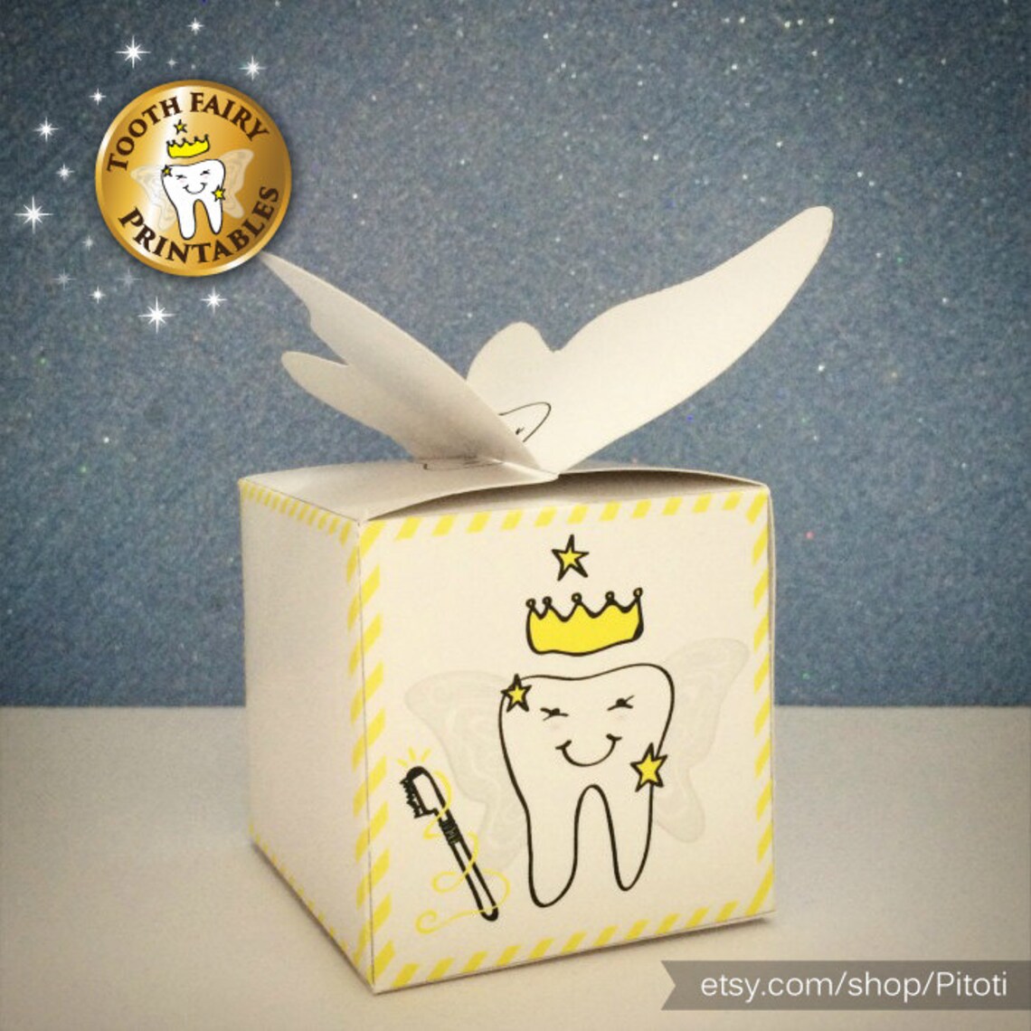 Tooth Fairy Kit for Kids: Printable Diy Tooth Fairy Box - Etsy