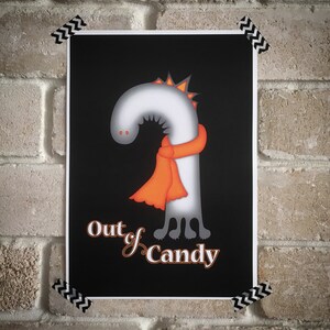 Printable Halloween Wall Decor, Instant Download Out of Candy Print ...