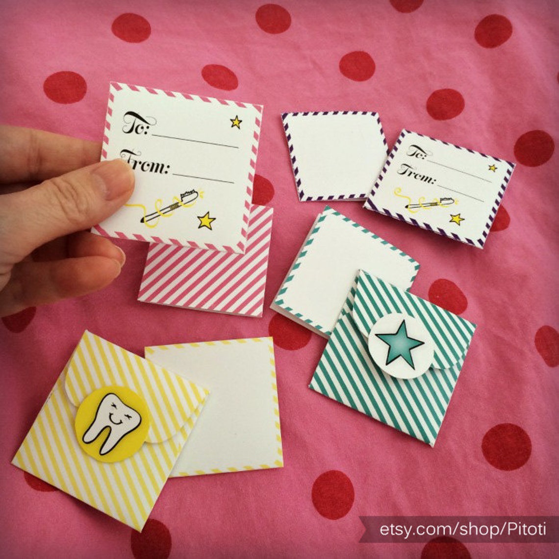 Tooth Fairy Letters & Envelopes Printable Tooth Fairy Mini | Etsy