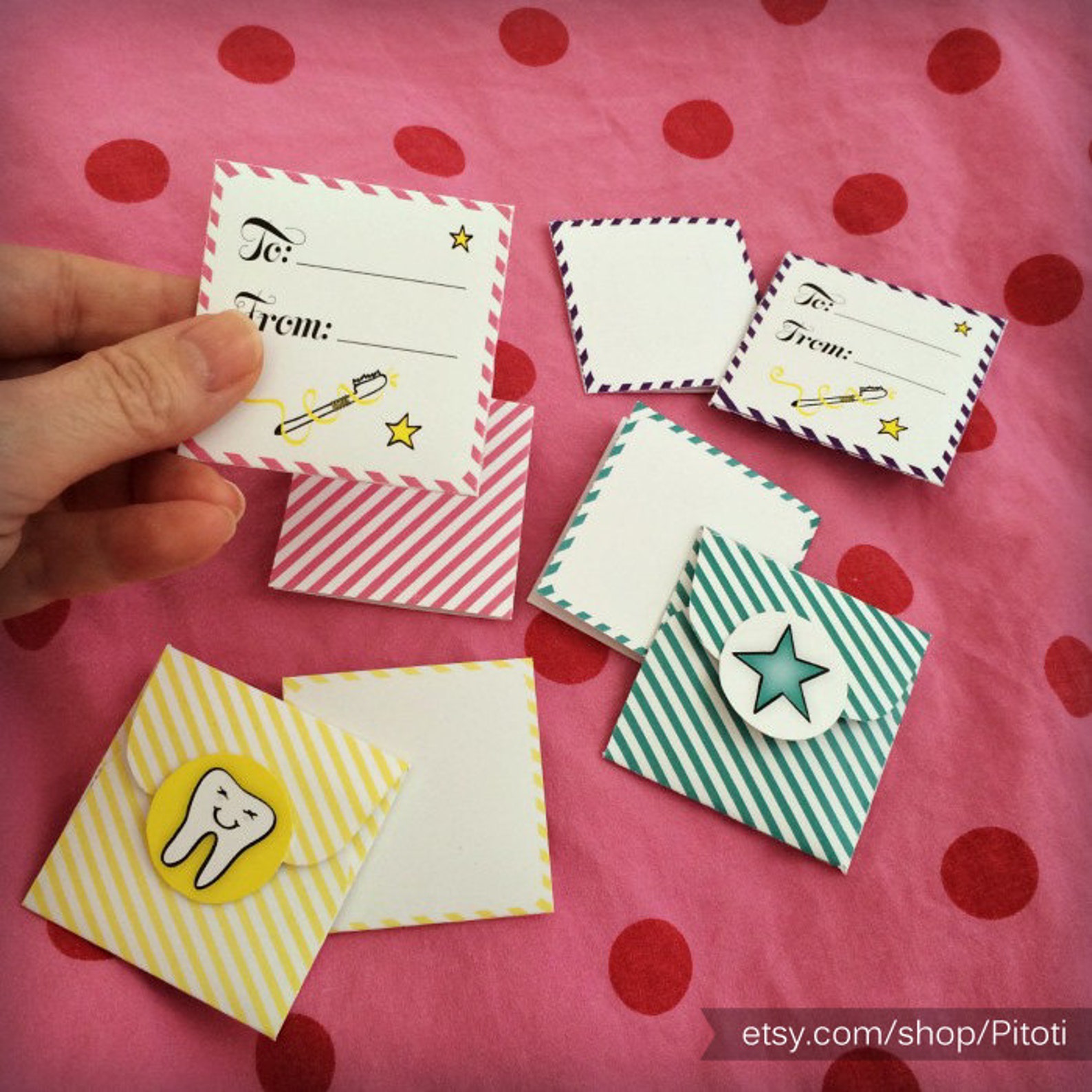 Tooth Fairy Letters & Envelopes Printable Tooth Fairy Mini | Etsy