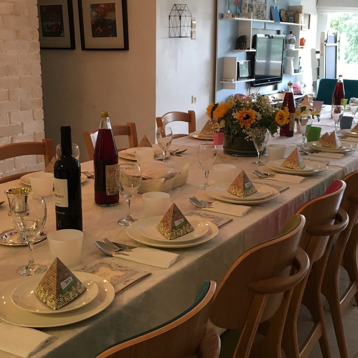 Passover Place Cards Passover Table Decorations DIY Pyramid | Etsy