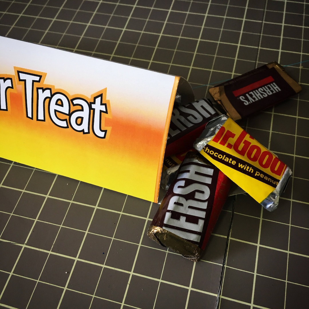 Candy Corn Treats, Printable Halloween Box, Candy Corn Favor Box, Candy ...