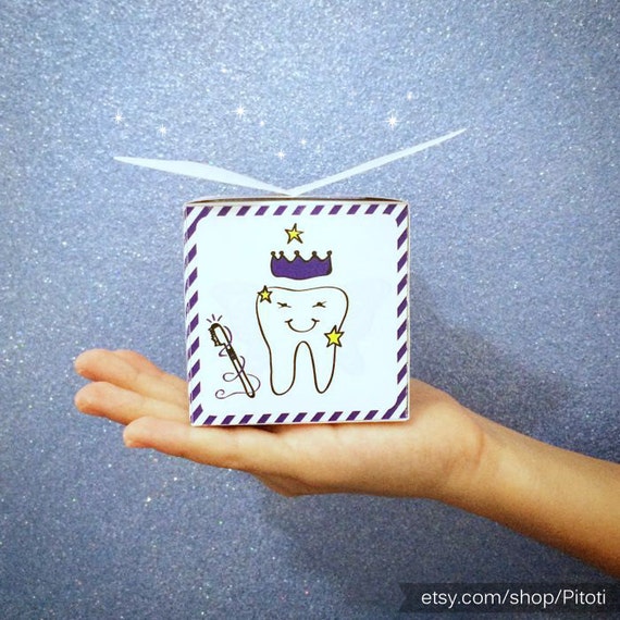 Tooth Fairy box, Lost tooth box, Tooth fairy Keepsake Box, DIY kit for ...