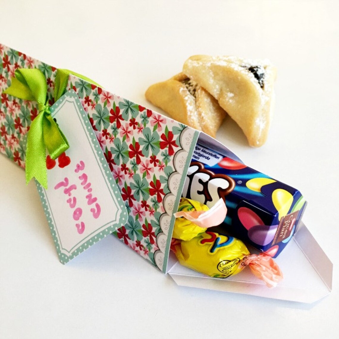 Printable Purim Basket DIY Mishloach Manot Instant Download - Etsy