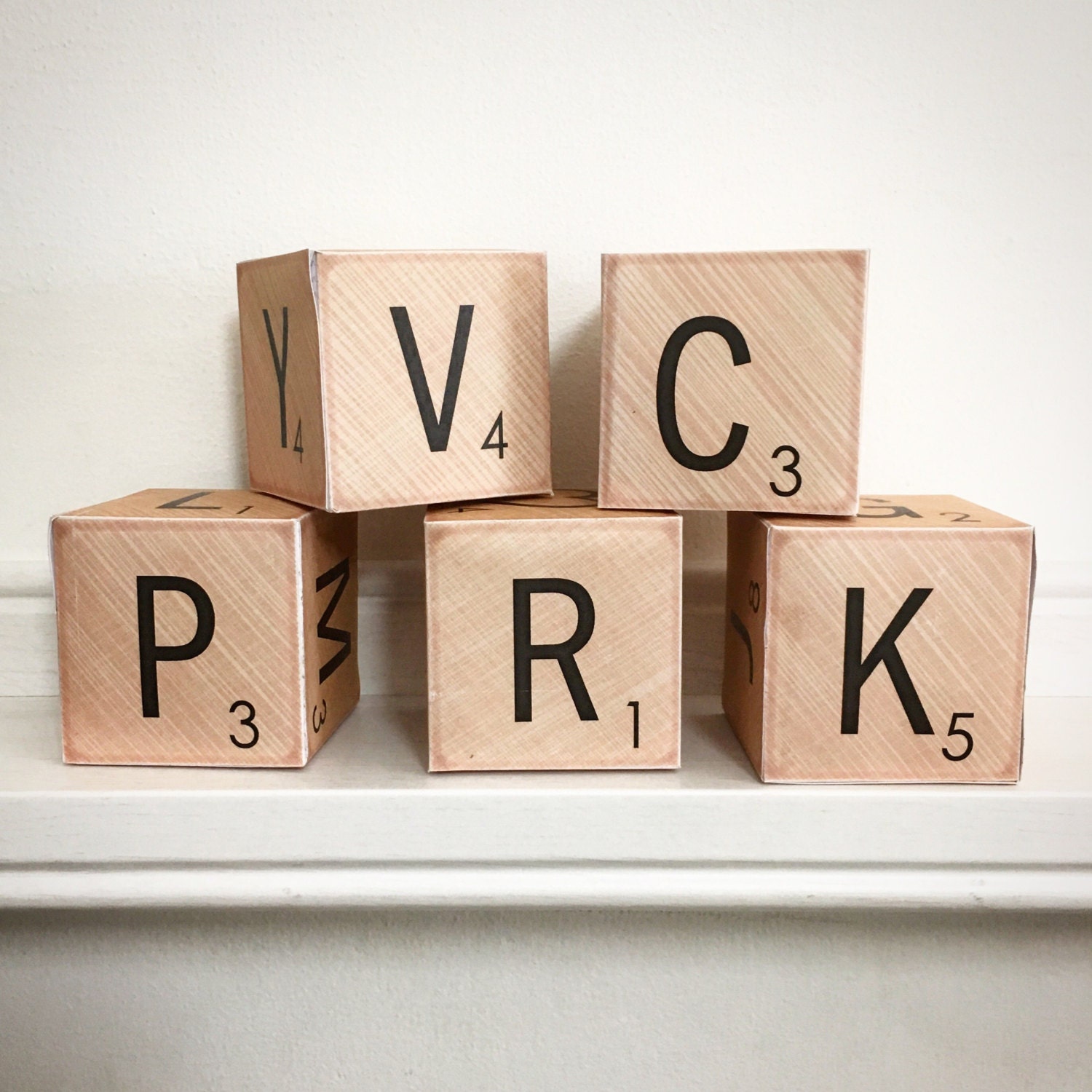 Living Room Decor Printable Letter Blocks for Living Room | Etsy