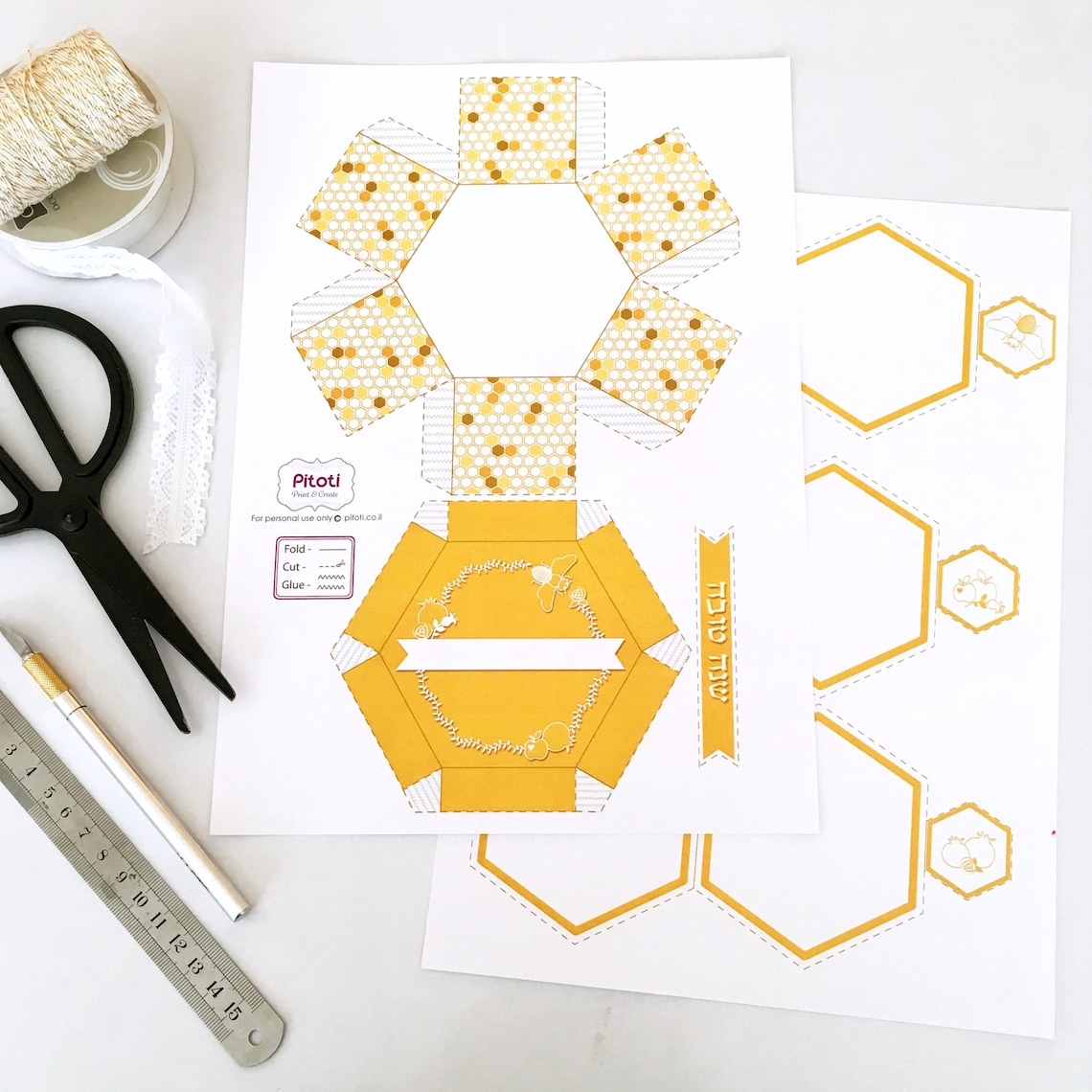 Rosh Hashanah Gift Rosh Hashanah Favor Box Printable Rosh - Etsy