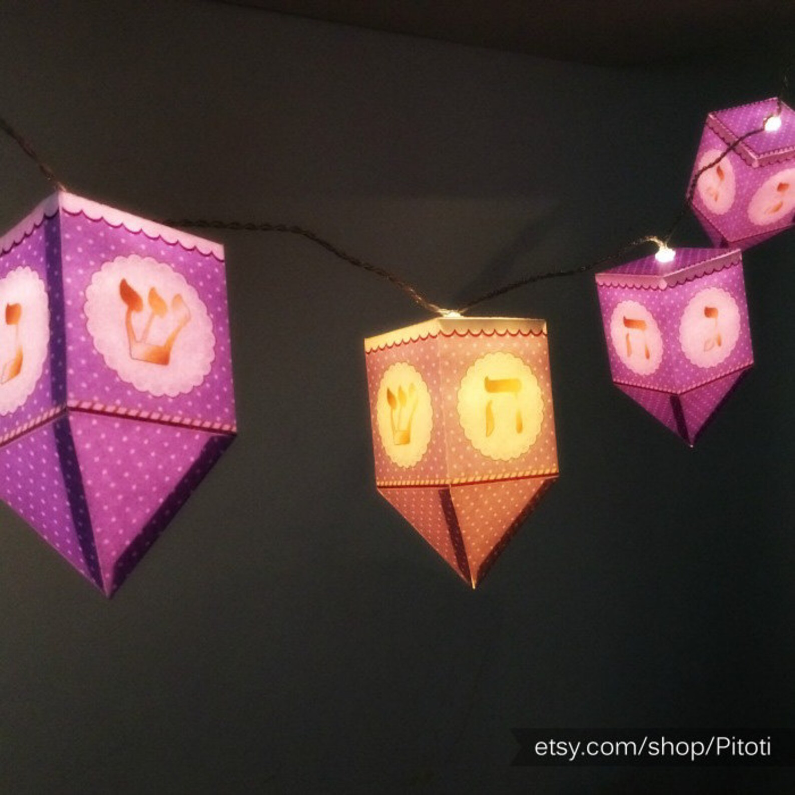 Hanukkah Dreidel Paper Craft for Kids Printable Dreidel - Etsy