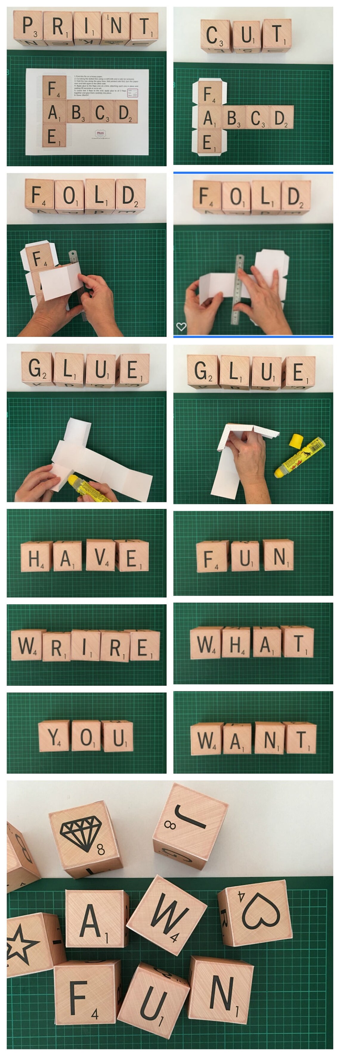 Baby Name Blocks Printable Letter Blocks for Nursery Abc - Etsy