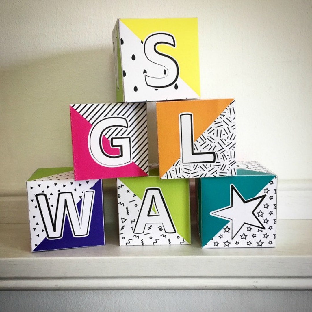 ABC Blocks, Printable Name Blocks, DIY Letter Blocks, Alphabet Blocks ...