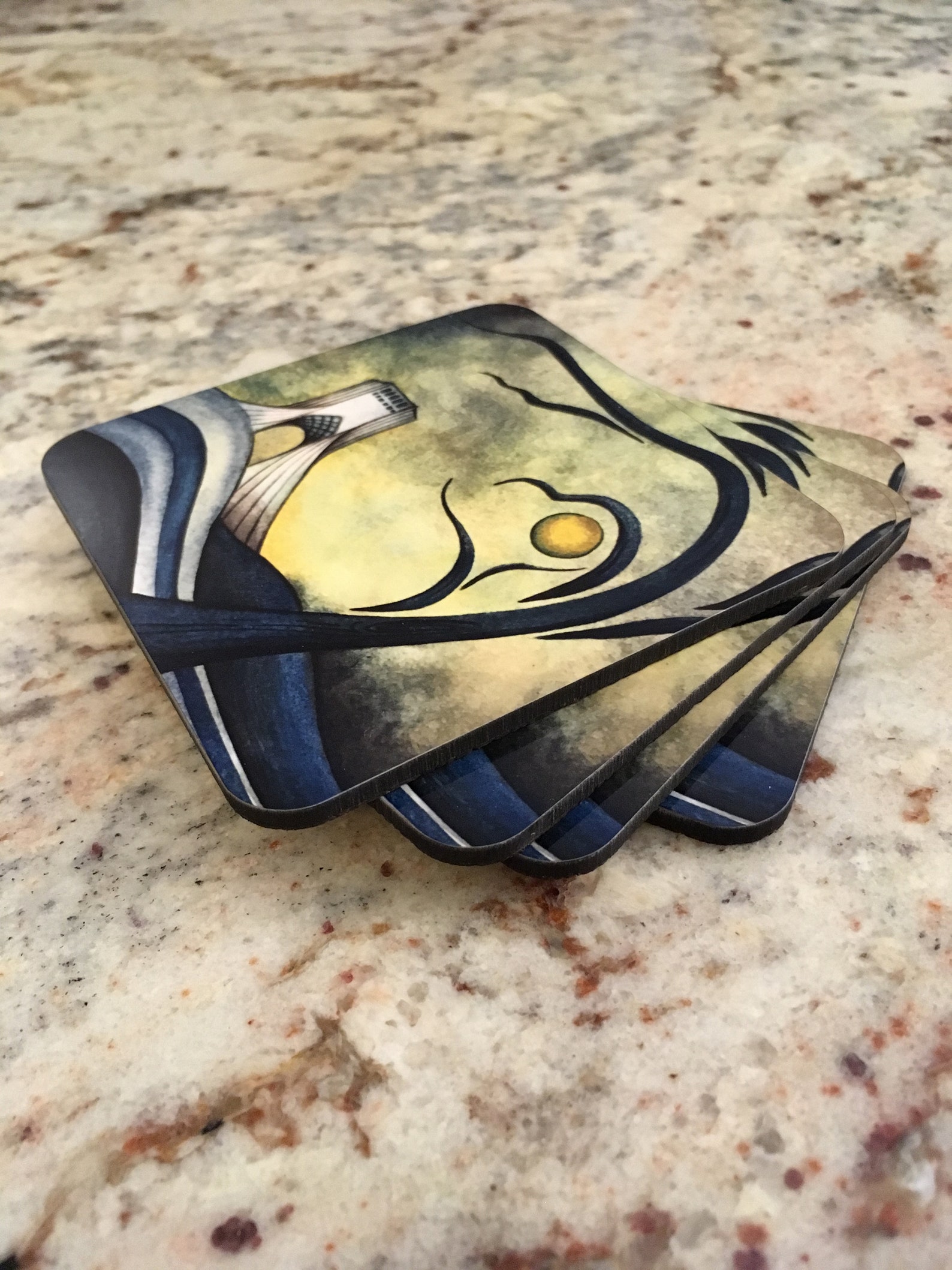 Azadi Tower Tehran Coasters Persian Art Persian Decor | Etsy