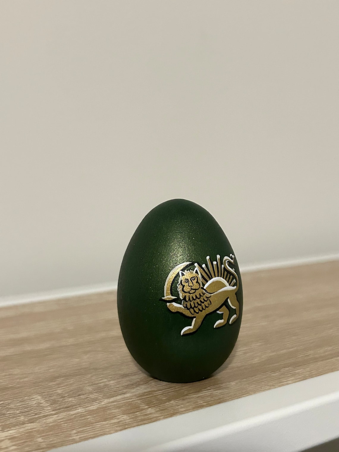 Set of 3 Shir O Khorshid, Wooden Eggs, Shiro Khorshid, Persian Flag ...