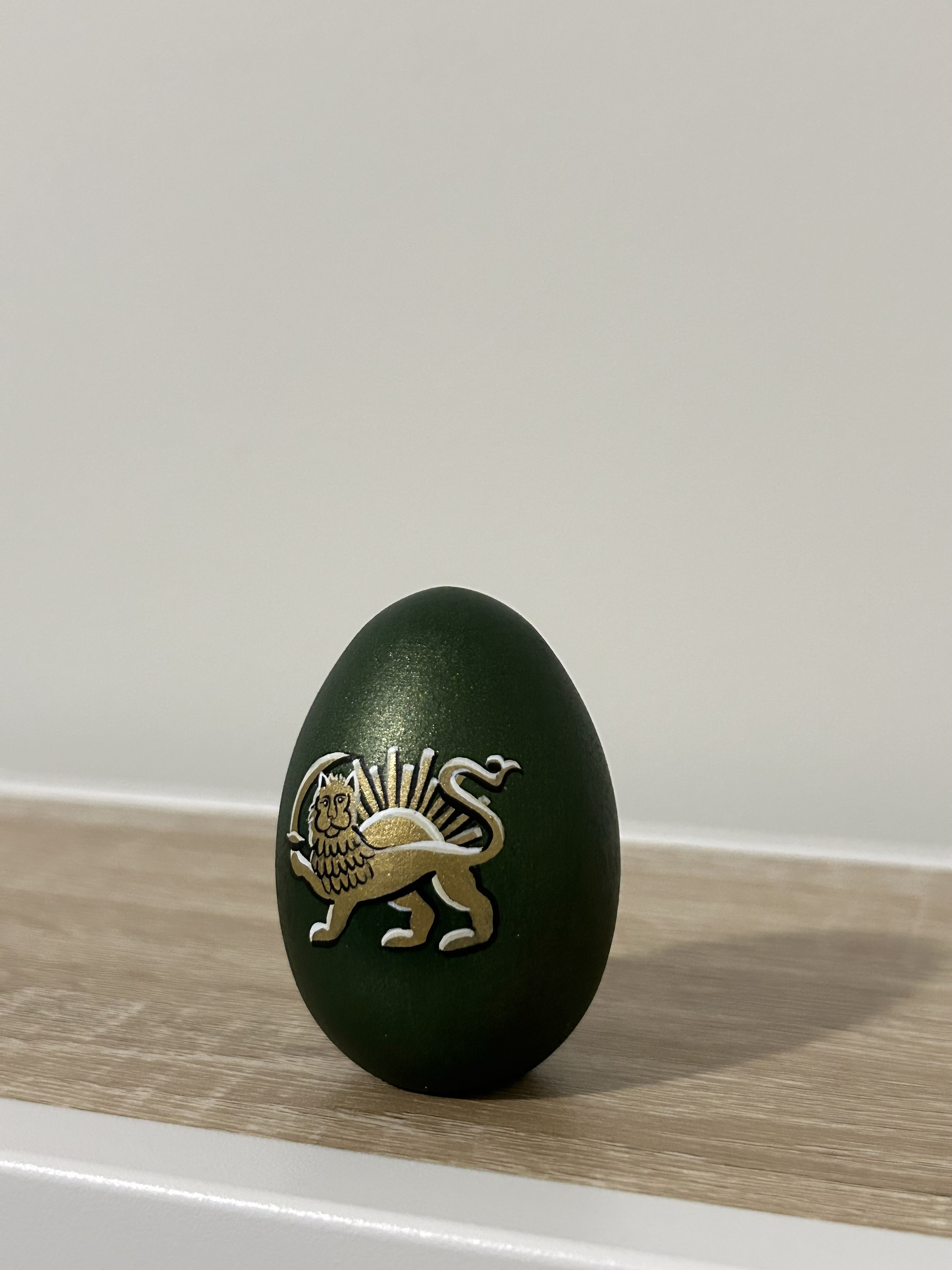 Set of 3 Shir O Khorshid, Wooden Eggs, Shiro Khorshid, Persian Flag ...