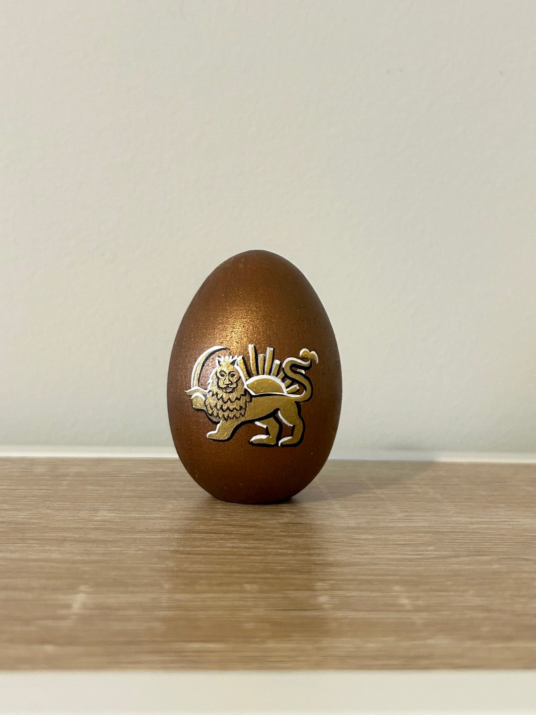 Shir O Khorshid, Wooden Norooz Egg, Shiro Khorshid, Persian Flag, Flag ...