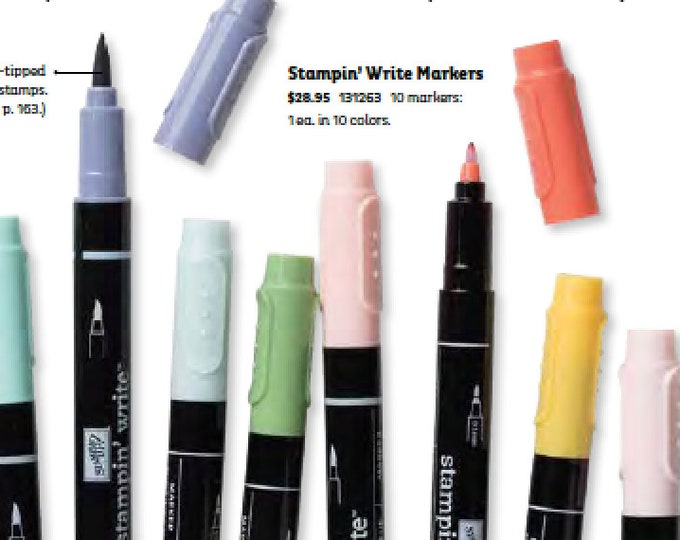 Stampin' Up! Stampin' Write Markers - Retired Style Markers, Dual Tip ...