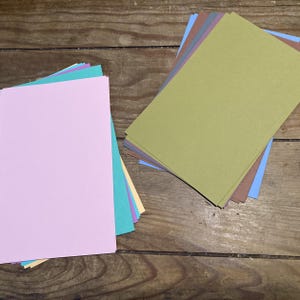 A2 Pre Cut Card Bases, Stampin UP in Colors Cardstock (choose in Color ...