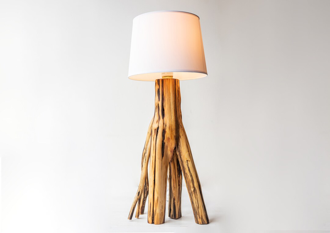 Unique Wooden Sculptural Female Body Edison Light Lamp Natural - Etsy