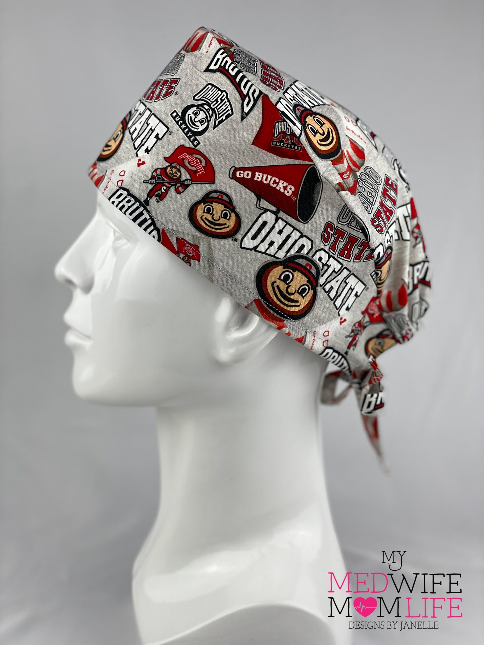 The Ohio State University Buckeyes Scrub Hat - Etsy