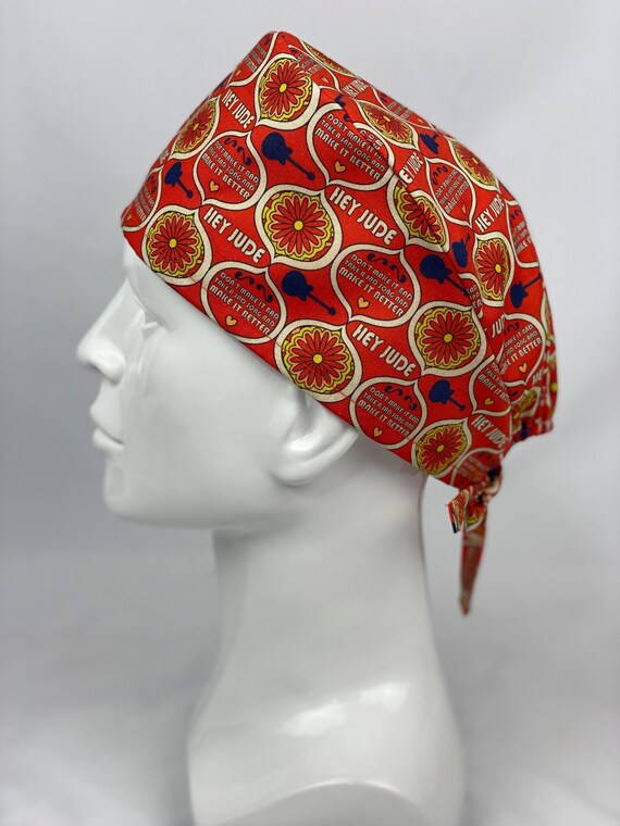 The Beatles Hey Jude Fitted Scrub Cap Men's Unisex - Etsy