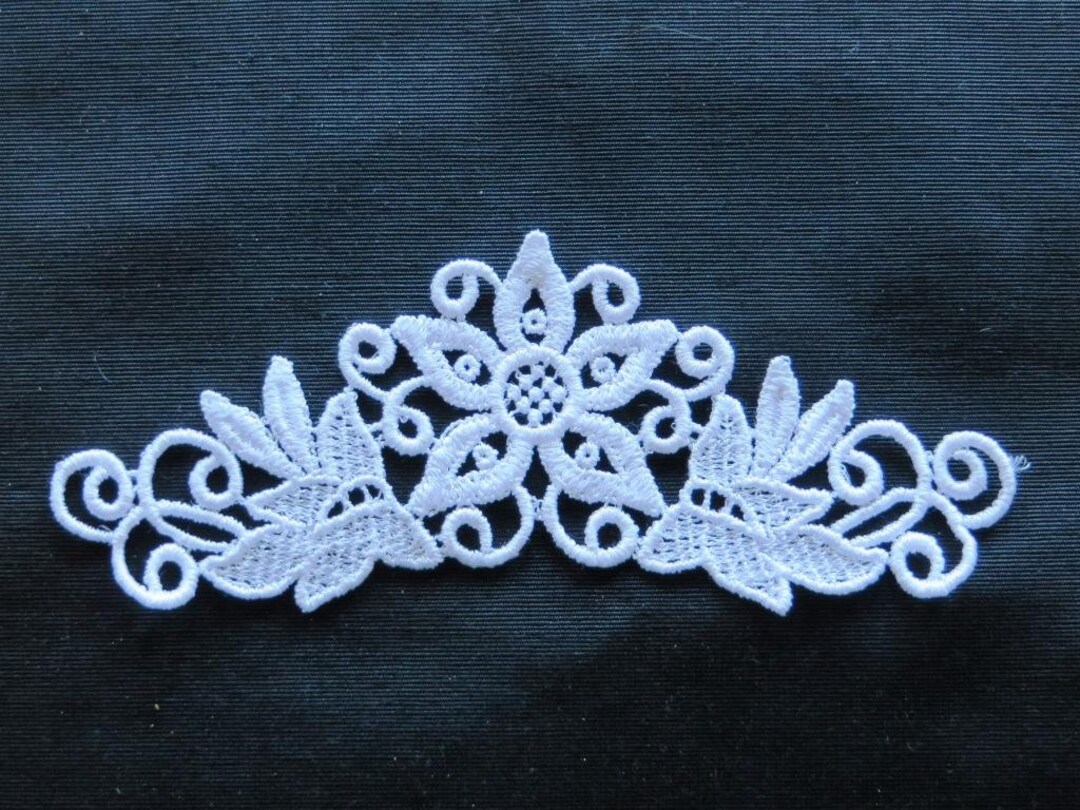 Star Flower Spray Applique Venise Lace 6031 - Etsy