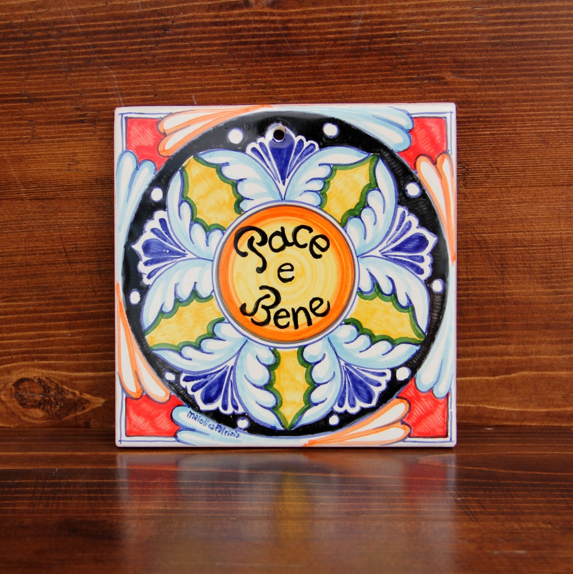 Italian Ceramic Tile Decorative Tiles Italy Majolica Art - Etsy