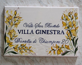 Ceramic Tile Sign - Etsy