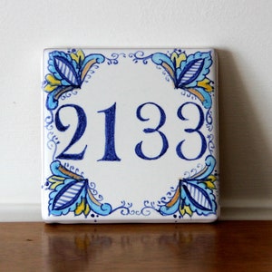 Italian Ceramic House Number Signs for Home Personalized - Etsy