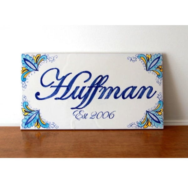 Ceramic House Plaque - Etsy