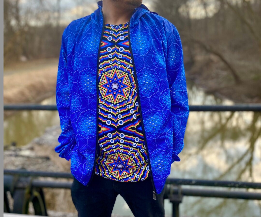 64 Star Tetrahedron This Eye Tree of Life Men’s Windbreaker - Etsy