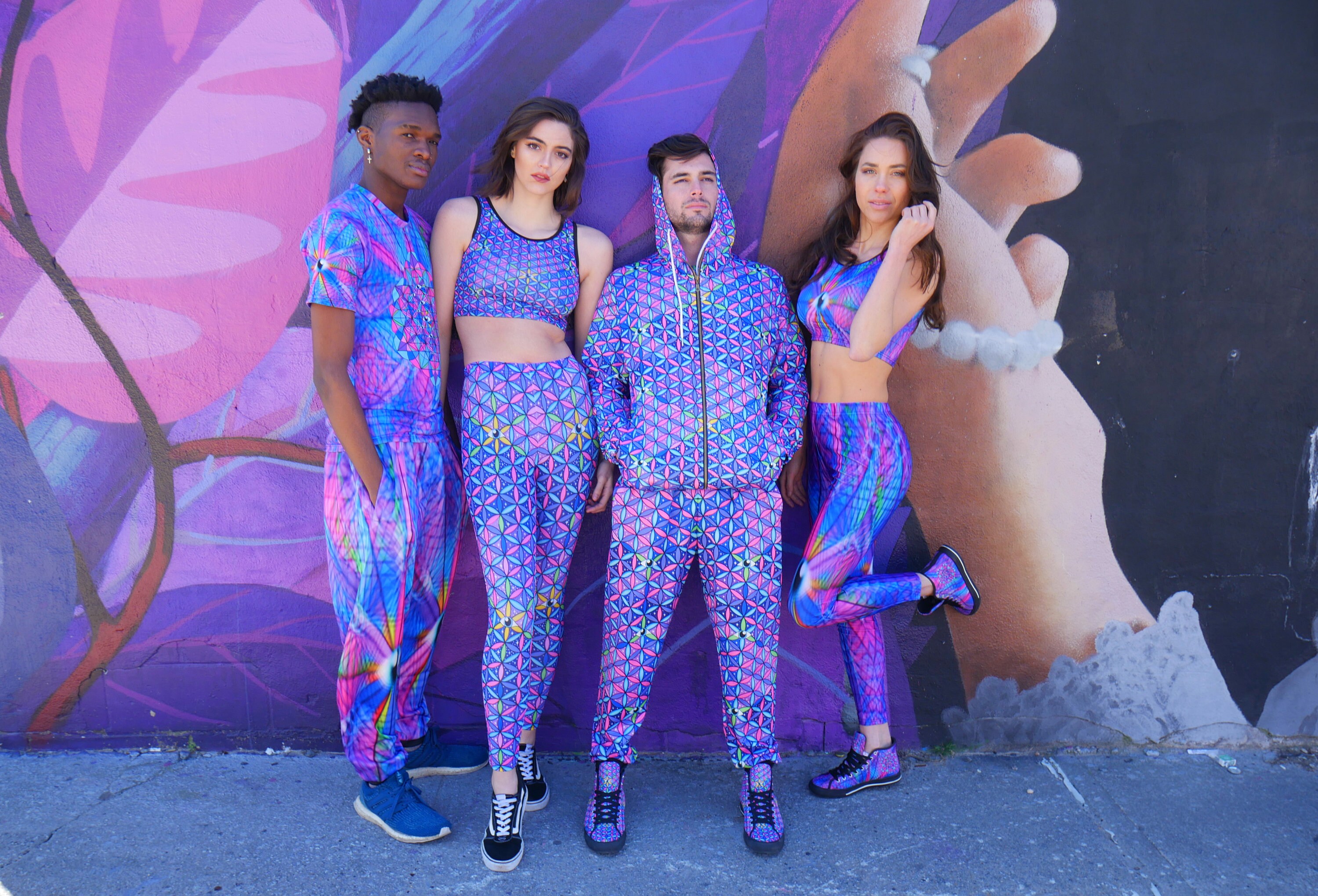 Sacred Geometry Third Eye Flower of Life Psychedelic Rave - Etsy