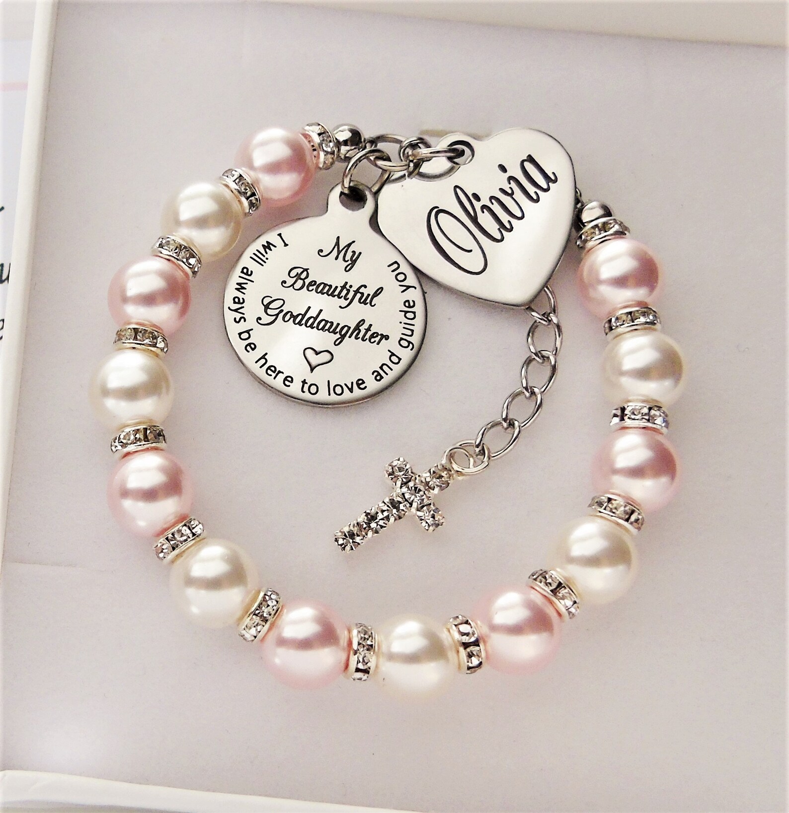 Goddaughter Baptism Gift From Godfather, Gift for Goddaughters Baptism ...