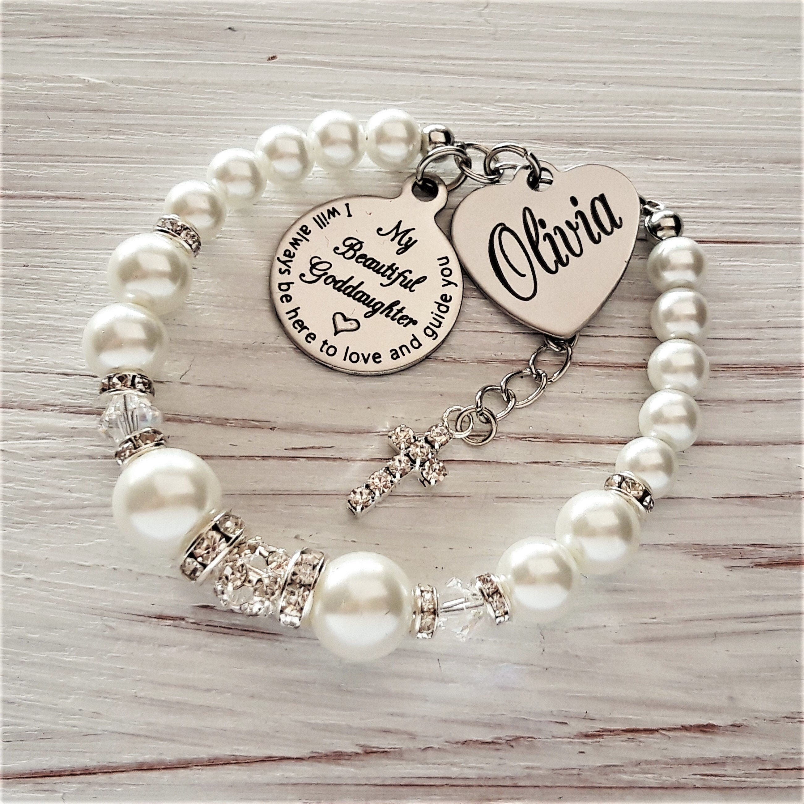 Goddaughter Baptism Gift From Godmother Gift For Goddaughters Etsy