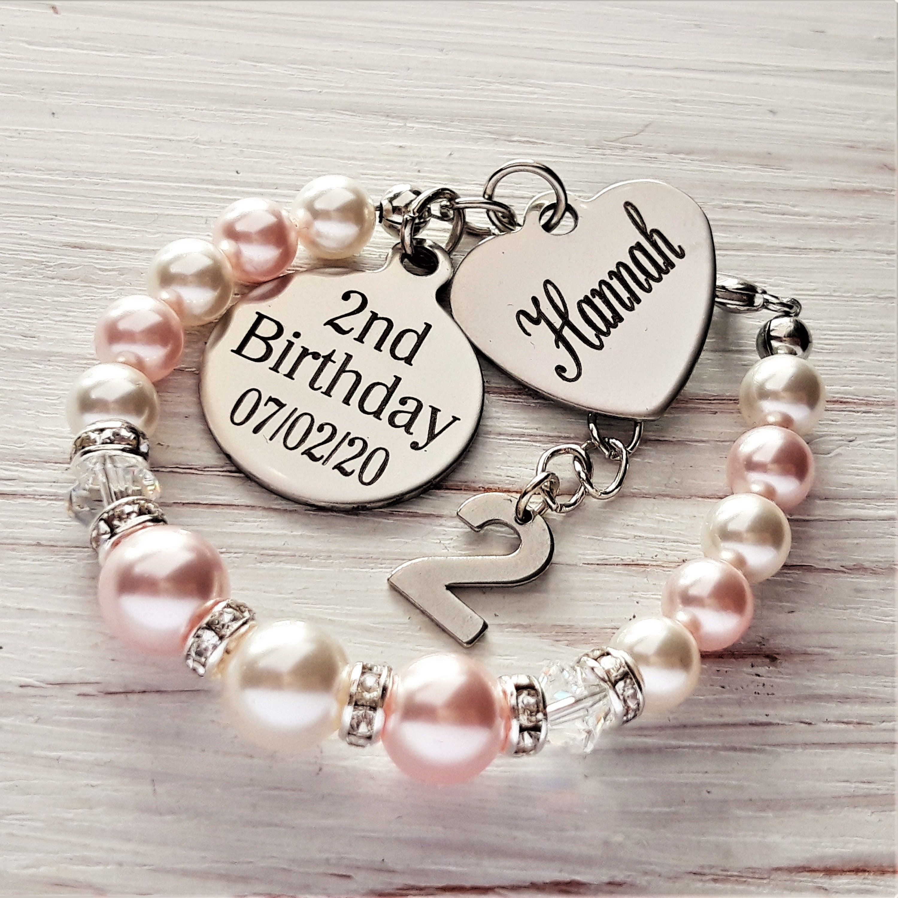 Birthday Gift For A Girl Personalized Bracelet 1st 2nd Etsy birthday-gift-for-a-girl-personalized-bracelet-1st-2nd-etsy