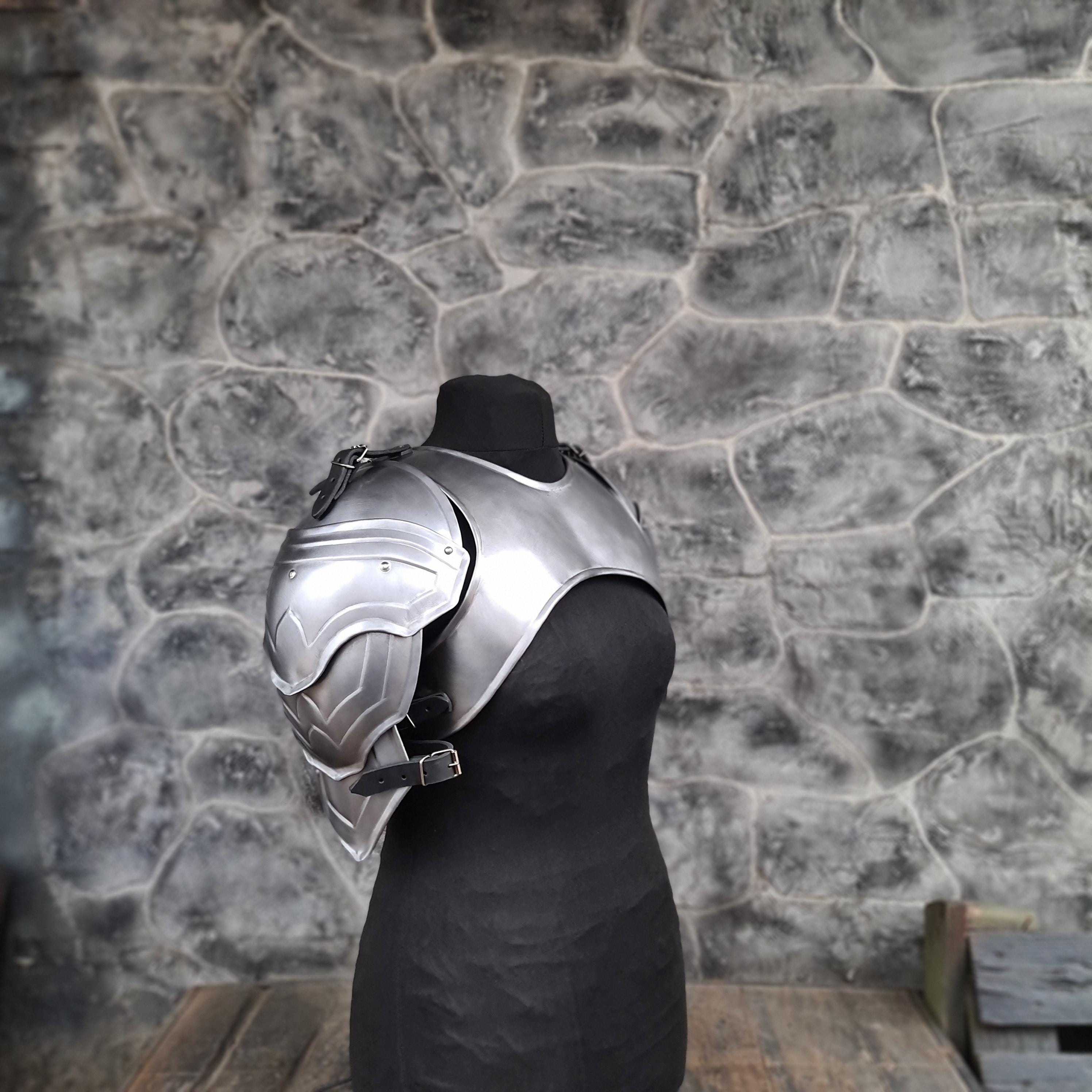 Handcrafted Steel Cuirass and Shoulders: Medieval Valkyrie Armor - Etsy