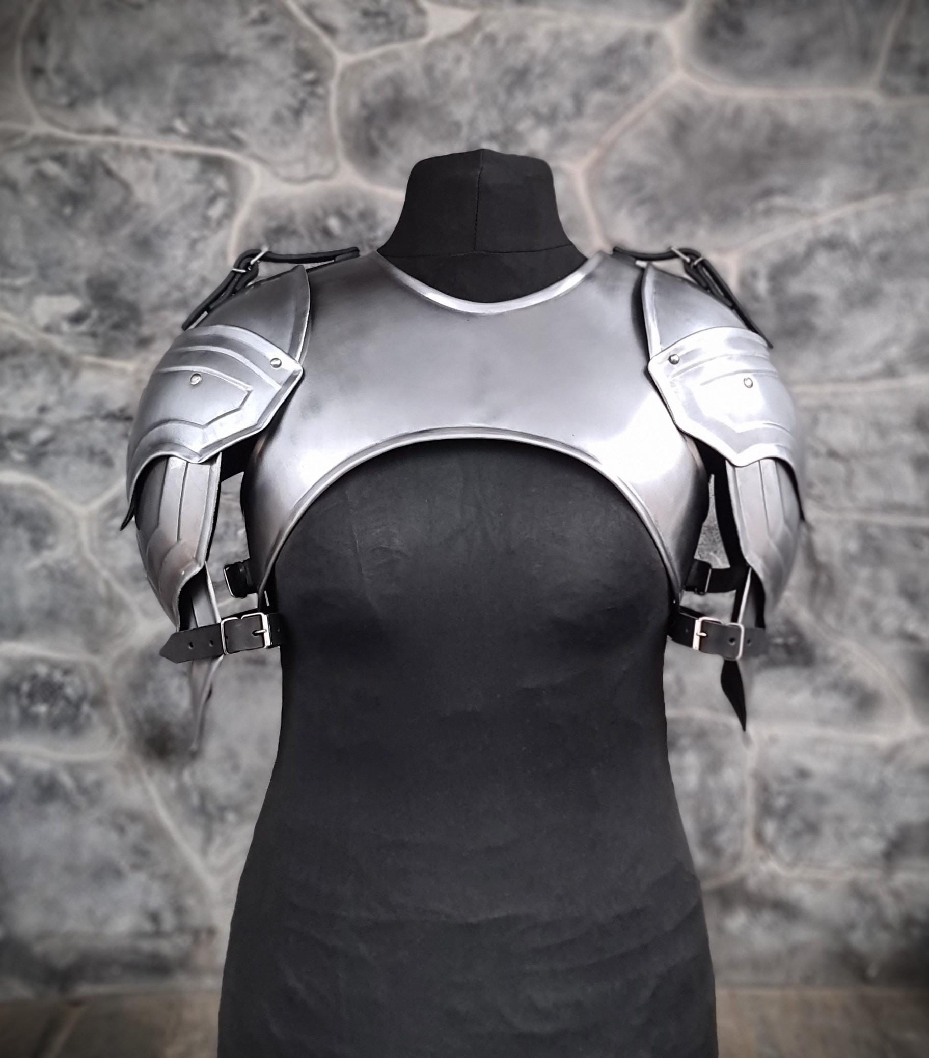 Handcrafted Steel Cuirass and Shoulders: Medieval Valkyrie Armor - Etsy