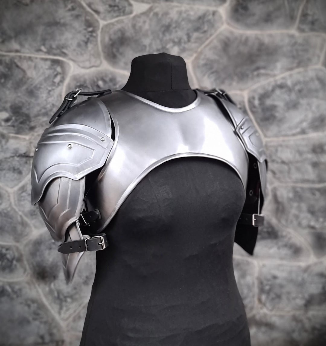 Handcrafted Steel Cuirass and Shoulders: Medieval Valkyrie Armor - Etsy